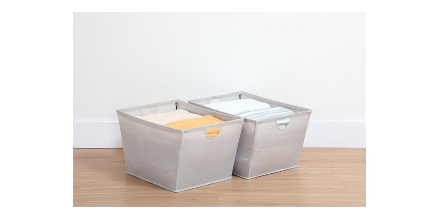 Large Wire Frame Bins, 2 Pack