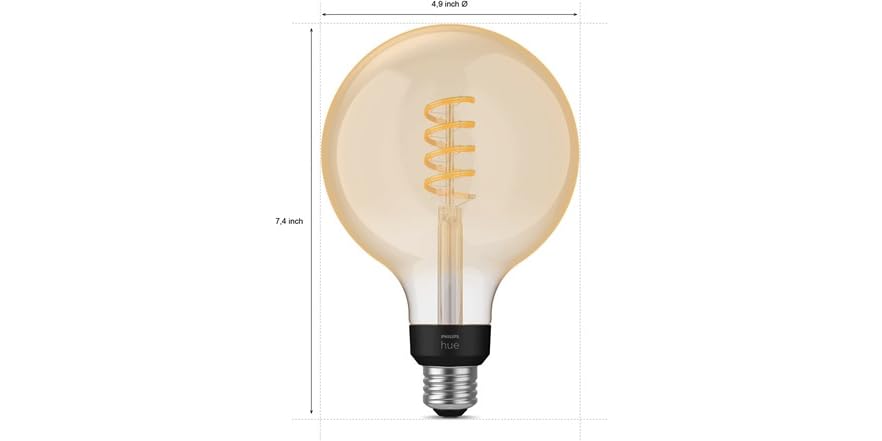 Philips Hue Vintage Edison Globe Bulb