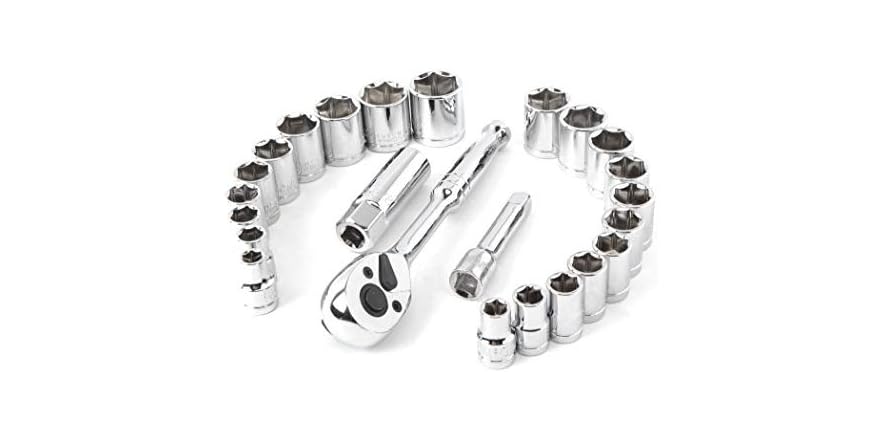 WORKPRO 24 Piece Compact Drive Sockets