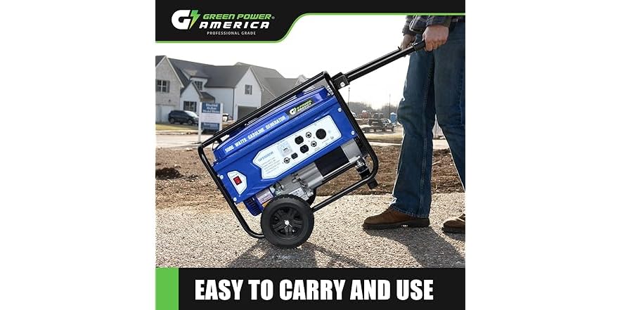 Green Power America 5000W Gas Generator