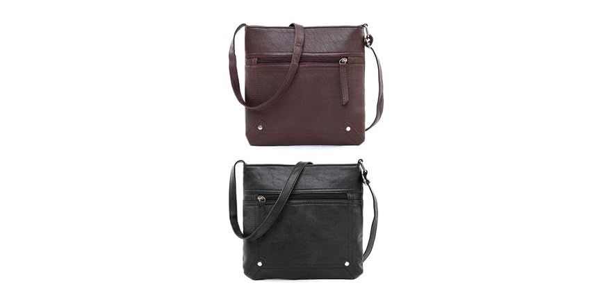 2 PK Multifunction Cross Messenger Bag
