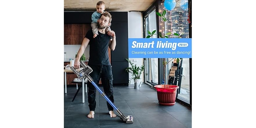 Cordless Vacuum Cleaner with 80000 RPM High-Speed Brushless Motor ...