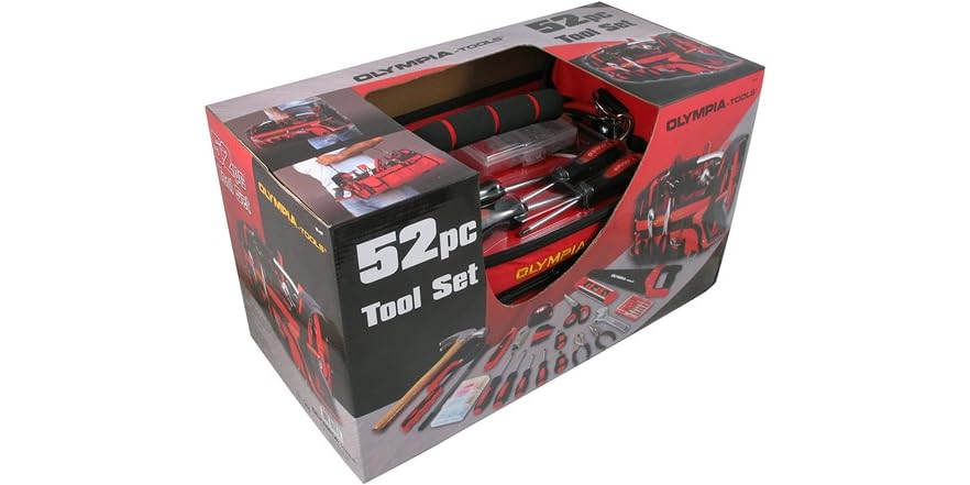 Olympia Tools 52-Piece Tool Bag Set