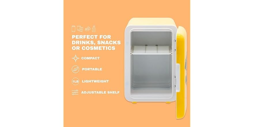Peanuts - Mini Fridge (6 Cans, Snoopy Puffer)