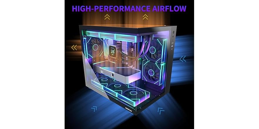 ATX PC Case 360mm RAD Support (Open Box)