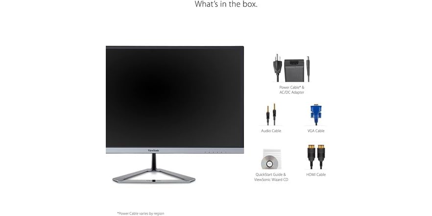 ViewSonic VX2476-SMHD-S 24" FHD Monitor