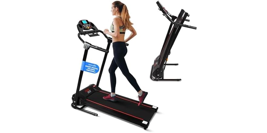 SereneLife Electric Folding Treadmill