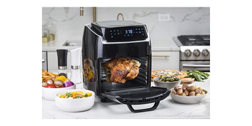Aria 10-Quart Air Fryer, Premium Black
