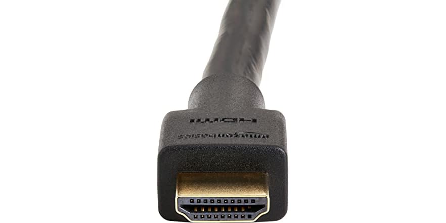 (25FT) AmazonBasics High-Speed HDMI Cable (18Gbps, 4K/60Hz)