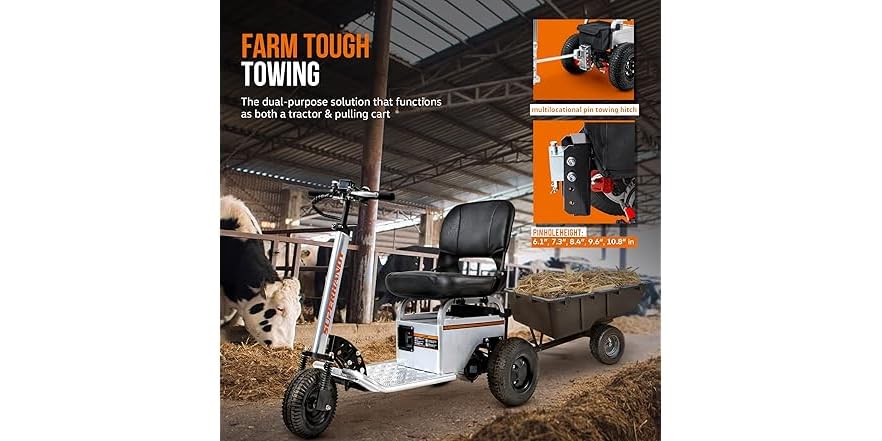 SuperHandy GUO098 Electric Tugger Cart