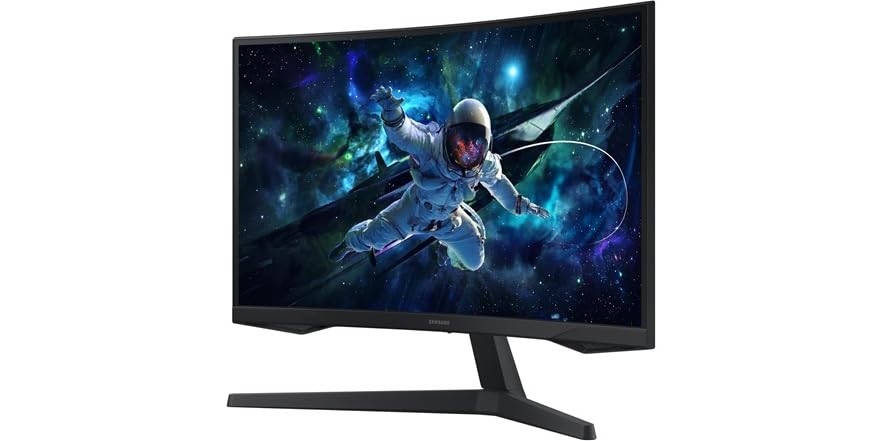 (NEW) Samsung 27" Odyssey G55C Series QHD 1000R Curved Gaming Monitor