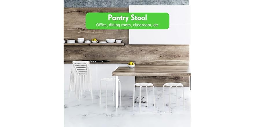 8 Pack Multipurpose Stacking Stools