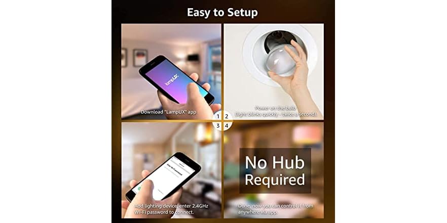 LE LED WiFi Smart Flood Light Bulbs