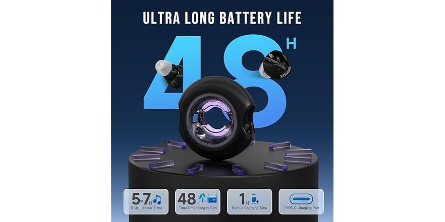 Donut Design Wireless Earbuds (2 Pack)