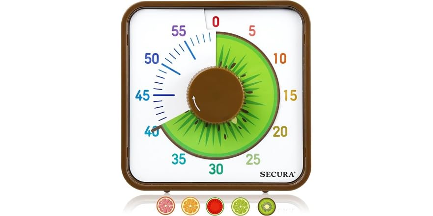 Secura 7.5-Inch Fruit Visual Timer