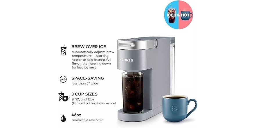 Keurig KIPK900FAGY Keurig K-Iced Plus Single-Serv (Open Box)