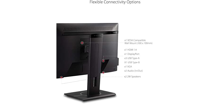 ViewSonic VG2440 24" IPS 1080p Ergonomic Monitor (Open Box)