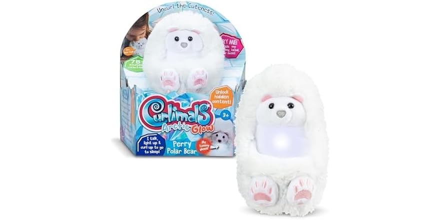 Arctic Glow - Perry Polar Bear - Interactive Plush