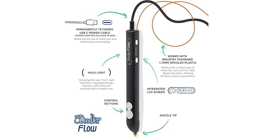 3Doodler Flow 3D Printing Pen