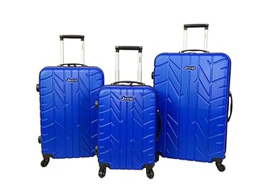 Jeep 3-Pc Hardside Luggage Set - Blue