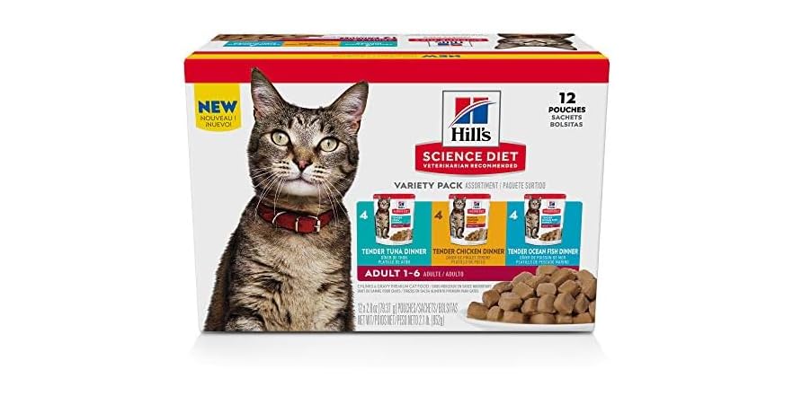 12PK Hill's Science Diet Adult 1-6 Wet Cat Food