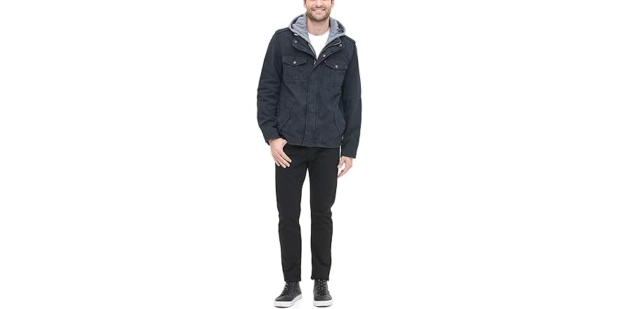Levi's Men's Washed Cotton Military Jack