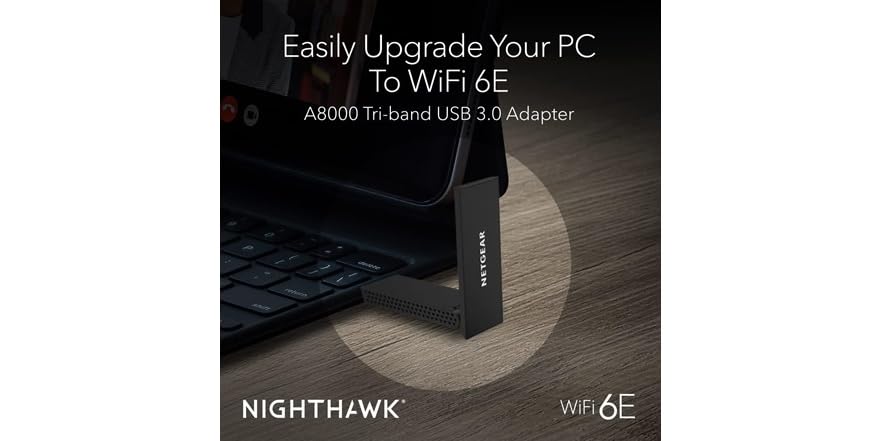 Netgear A8000-100PAR Wireless Adapter (Open Box)