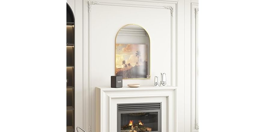 Poseerkey Arched Wall Mount Mirror