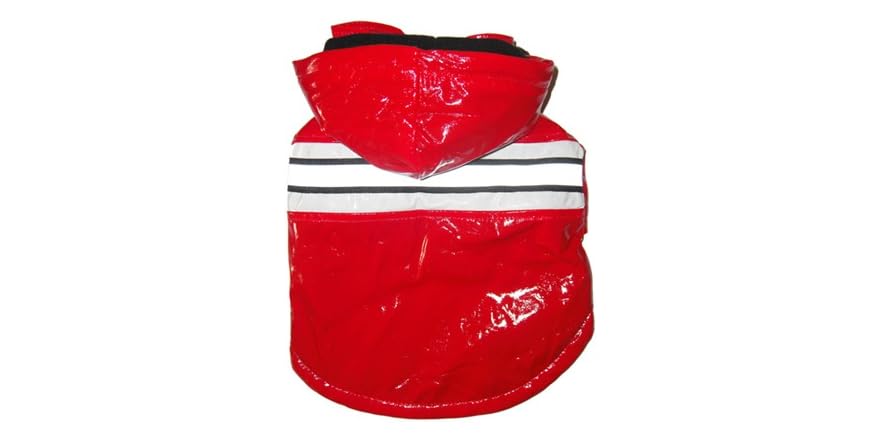 Red Reflecta Glow Raincoat