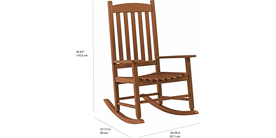 Amazon Aware Acacia Wood Rocker Chair