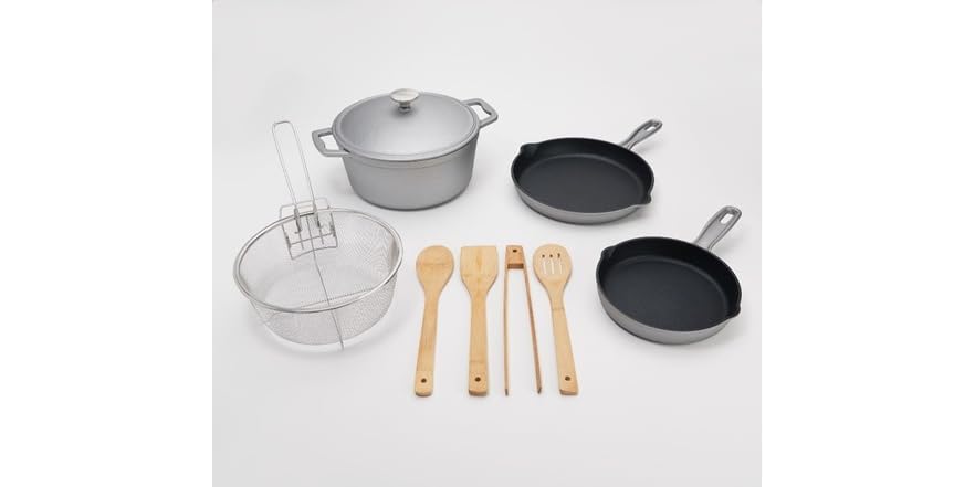 Cook's Essentials Cast Iron 5pc Set