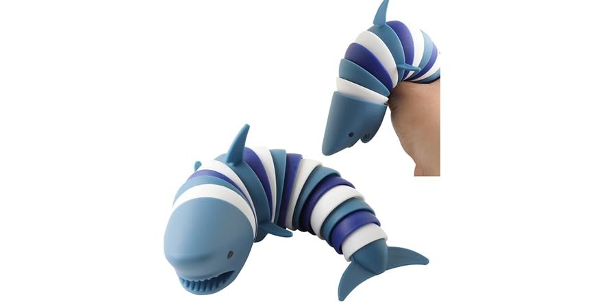 4-Pack Jiggle Wiggle 7-inch Jumbo Fidget Slug Toy