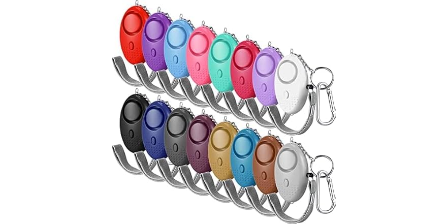 16 Pack Safe Sound Personal Alarm