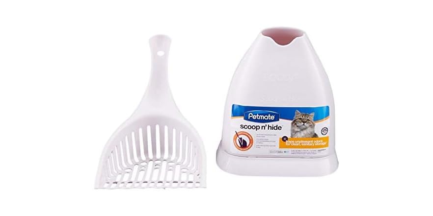 Petmate Scoop N' Hide Cat Litter Scoop with Holder