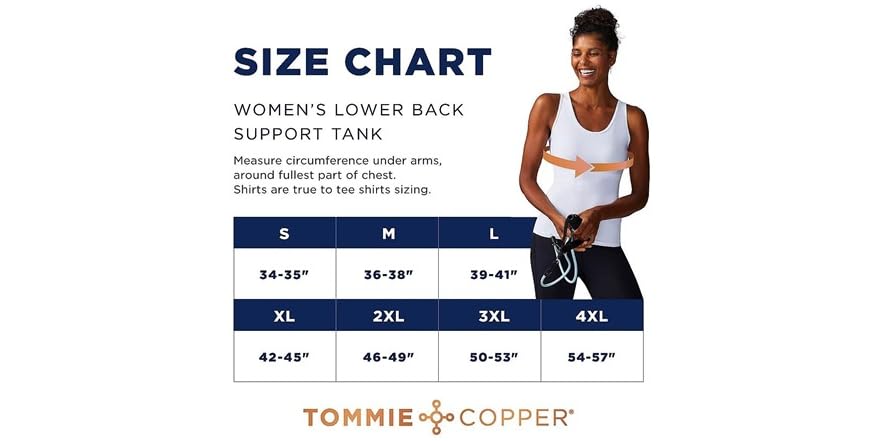 Tommie Copper Women's Lower Back Support Tank