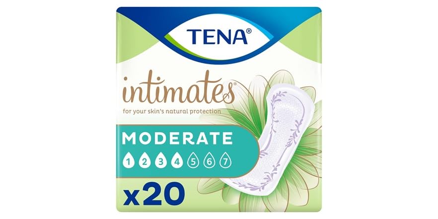 TENA Moderate Absorbency 20 ct 4 Pack