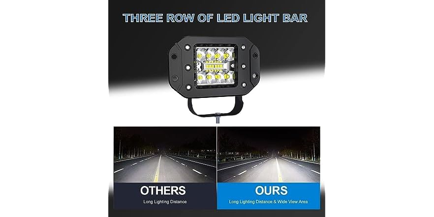 LED Light Bar TURBO SII 4Pcs Lights Cube Pods