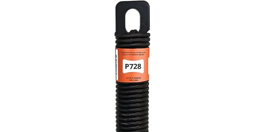 P728 28-Inch Plug-End Garage Door Spring (.177" #7 Wire)