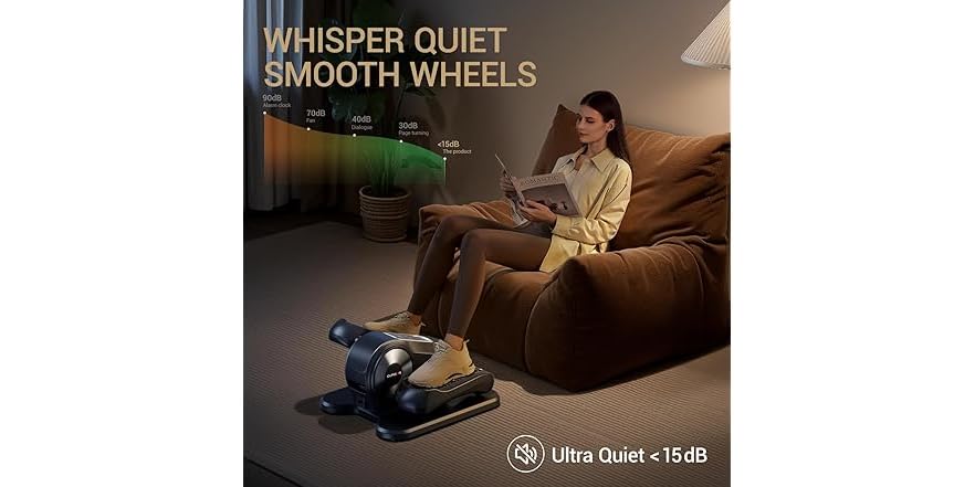 CURSOR FITNESS Under Desk Elliptical Machine (Open Box)