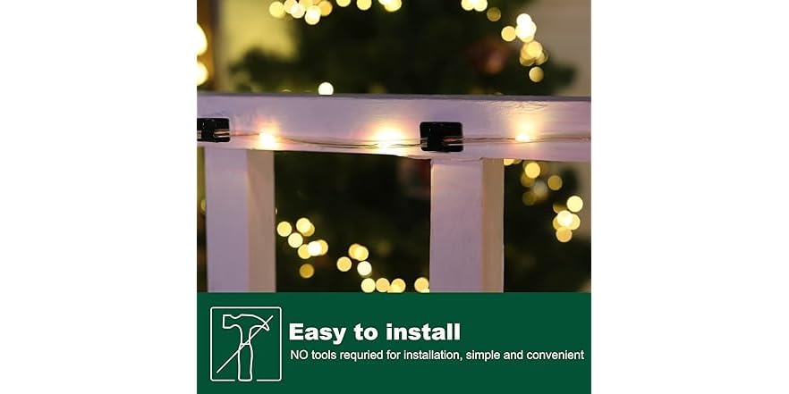 (25 Count) Brightown Black Light Clips