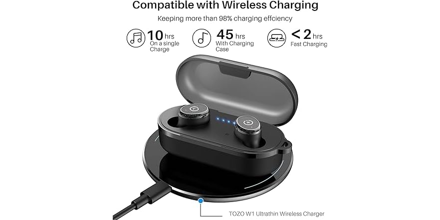 TOZO T10 Bluetooth 5.3 Wireless Earbuds