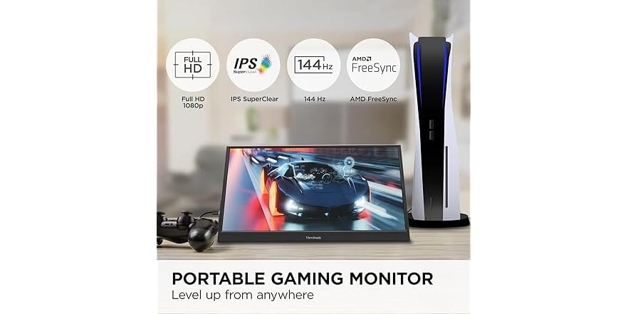 ViewSonic VX1654-S 16" Portable Gaming Monitor