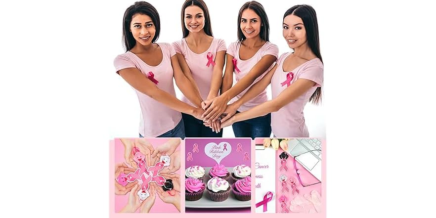 60 Set Breast Cancer Rubber Ducks