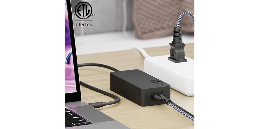 HOMAIR 10ft Nylon Braided AC Power Cord
