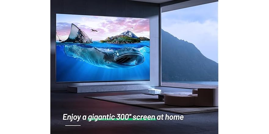 CIBEST 4K Projector with Wi-Fi and Bluetooth