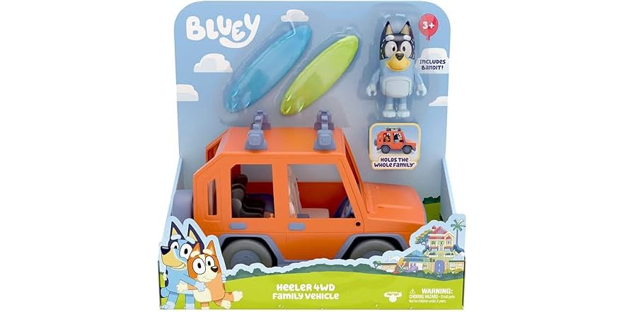Bluey Family Vehicle Set