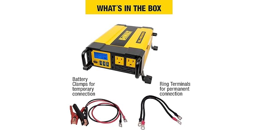 DEWALT DXAEPI1000 Power Inverter 1000W