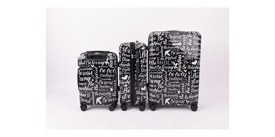 Yedda ABS Hard Shell 3-Piece Luggage Set