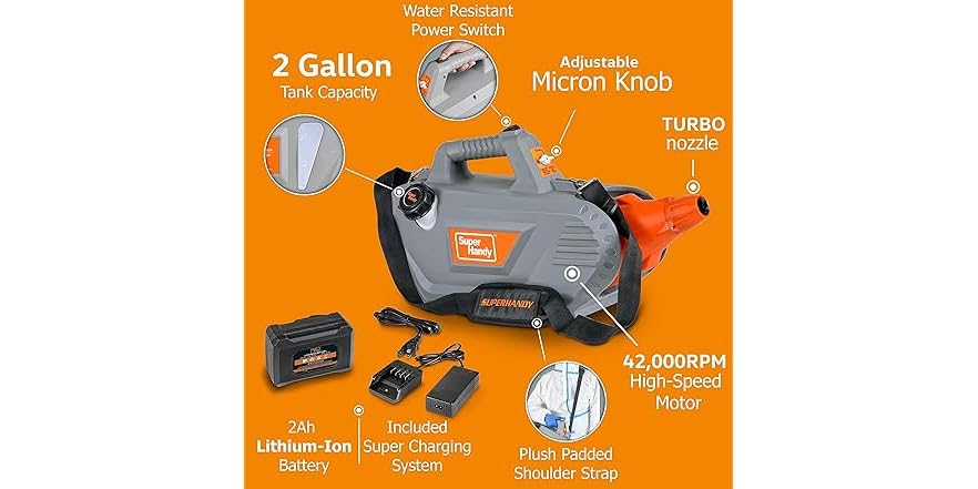 SuperHandy B08CS6MKRH SuperHandy Fogger Machine ULV (Open Box)