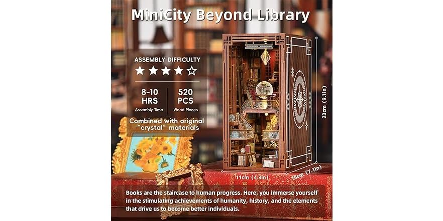 MiniCity DIY Book Nook Kit